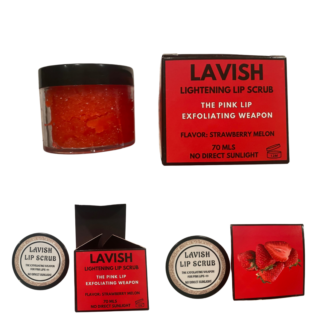 Lavish Lightening Strawberry Lip Scrub 💋 + FREE Items with SELECT Size ...
